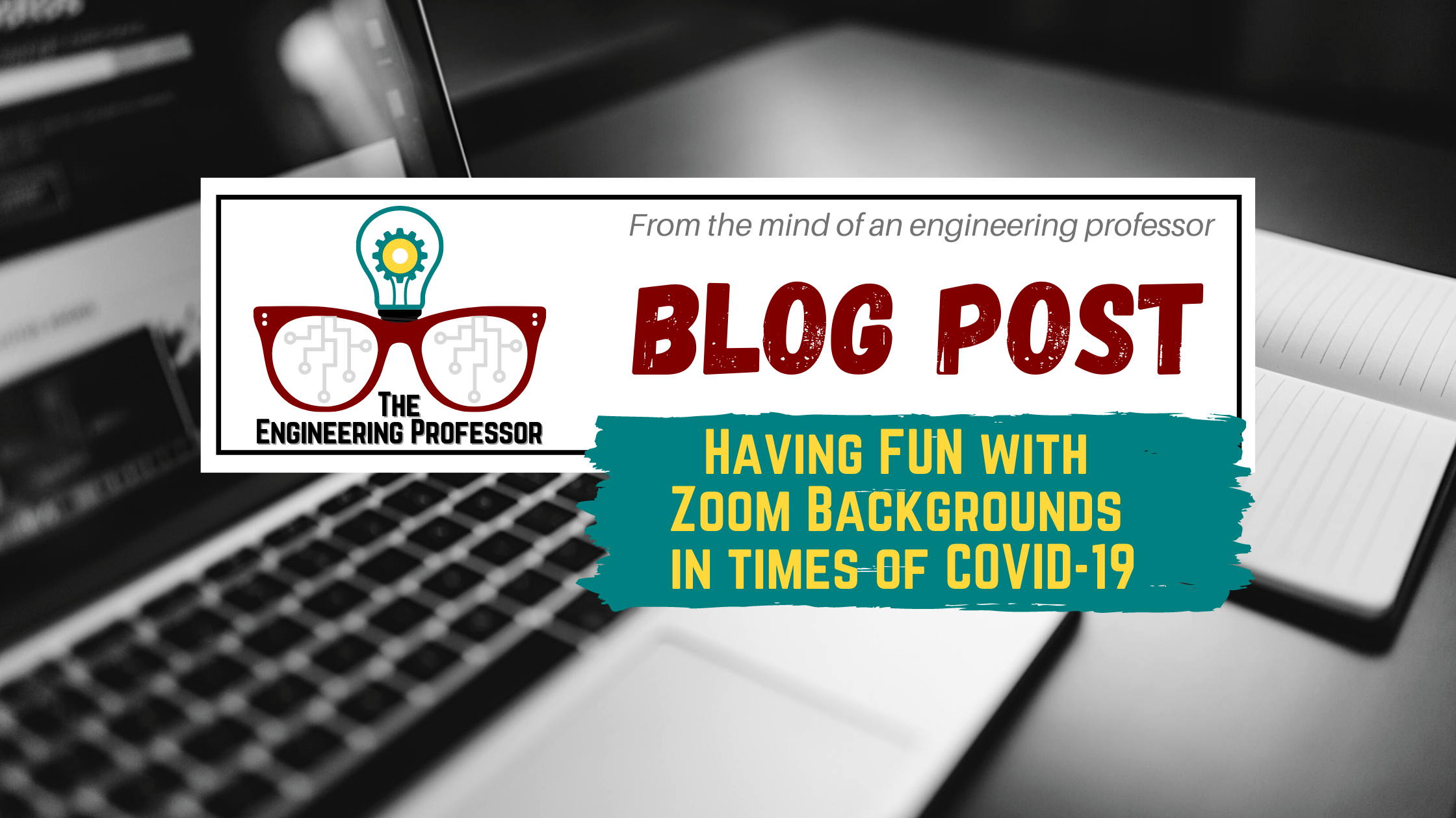 Having FUN with Zoom Backgrounds in times of COVID-19